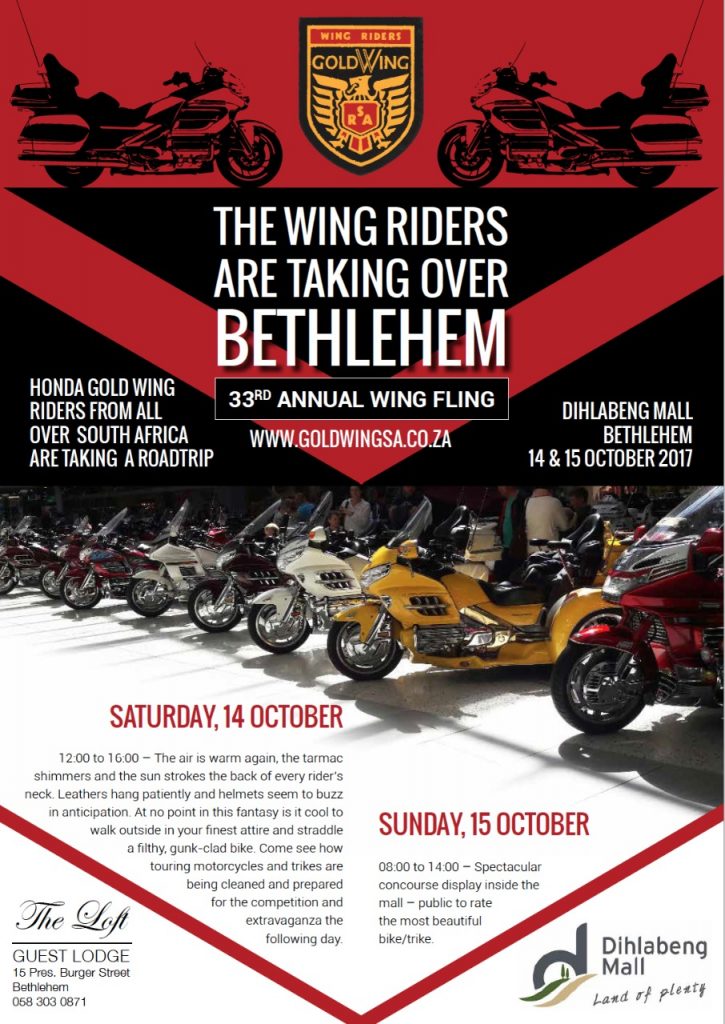2017 Wing Fling poster for advertising – Wing Riders SA